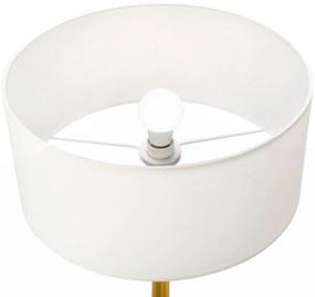 Toolight - Podlahová stojací lampa E27 APP966-3F, zlatá-bílá, OSW-04051