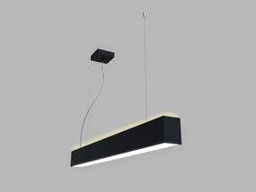 Led2 Lineární závěsné LED svítidlo LINO II 90 cm Barva: Černá, Stmívání: DALI/PUSH, Vyzařování světla: dolů / nahoru