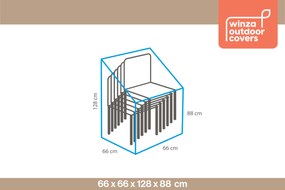 Obal na židle 66x66x128/88cm Winza