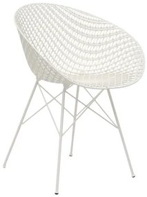 Kartell - Židle Smatrik Outdoor, bílá/bílá