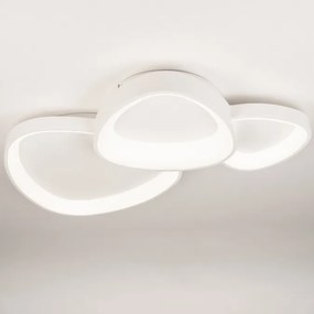 Stropní designové LED svítidlo Organic White 90