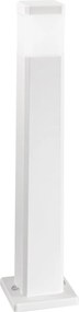 FAN I-FOCUS-Q-P-BCO Sloupkové svítidlo Paletto, hranaté, polykarbonátové, bílé, 1 x GU10, 17.5 x 17.5 x 77.5 cm - FANEUROPE