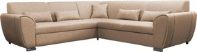 XXXLutz ROHOVÁ SEDAČKA, textil, béžová Livetastic - Sedací soupravy - 001574004202
