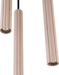 Sollux Lighting Závěsné svítidlo ARCHE 3P taupe