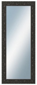 DANTIK - Zarámované zrcadlo - rozměr s rámem cca 50x120 cm z lišty PRAHA černá (2753)