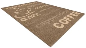 koberec SIZAL FLOORLUX 20221 coffe / mais velikost 140x200 cm | krásné koberce cz