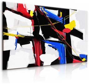 Abstraktní obraz barevná reprodukce Velikost (šířka x výška): 120x80 cm