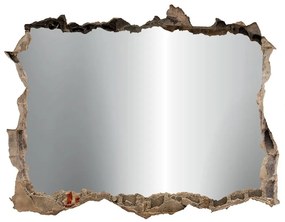 Wallmuralia Fototapeta díra na zeď Kovové pozadí 95x64 cm