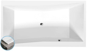 Polysan - Vana Quest Slim, 180x100x49 cm, bílá 78511S