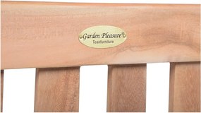 Dřevěná zahradní lavice v přírodní barvě Solo – Garden Pleasure