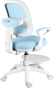 Dětská rostoucí židle Neoseat JUNI 020 — látka, pratelný potah, modrá