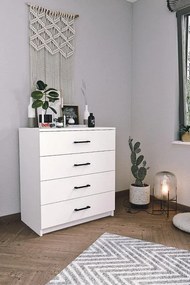 Casarredo - Komfort nábytek Komoda 4S DINAMMO barva bílá