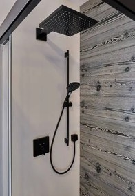 Hansgrohe Raindance E, hlavová sprcha 300 1jet se sprchovým ramenem, matná černá, HAN-26238670
