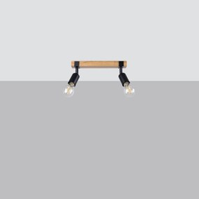 Sollux Lighting Stropní svítidlo ZUCA 2 černé