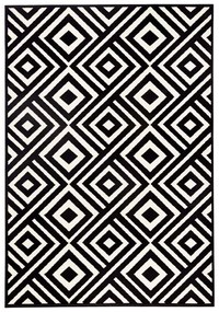 Černo-bílý koberec Zala Living Art, 140 x 200 cm