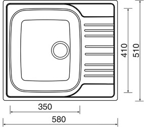 Set Sinks STAR 580 V+EVERA