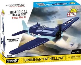 COBI 5883 II WW Grumman F6F Hellcat / 235 kostek / 1:48 / od 6 let