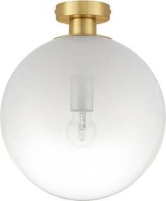 Bílé/ve zlaté barvě skleněné stropní svítidlo Vita – Nova Luce