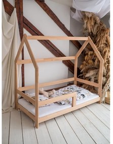 Woodisio Domčeková postel NINA Variant: 160 x 80, Barva: Přirodní dřevo
