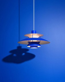 Závěsná lampa PH 50 cm nebově modrá