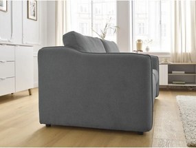 Tmavě šedá pohovka na každodenní spaní/rozkládací 178 cm Lenny – Bobochic Paris
