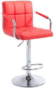 Barová židle Luccia  - Červená