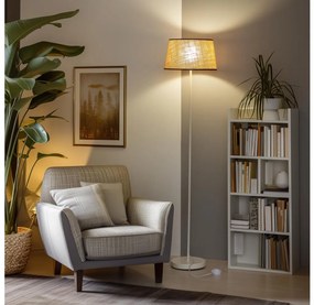Brilagi - LED Stojací lampa CERIA 1xE27/40W/230V pr. 35 cm béžová/bílá