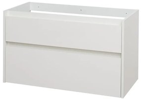 Mereo Opto, koupelnová skříňka 101 cm, bílá CN912S