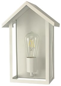 ACA Lighting Venkovní nástěnné svítidlo CELIA max. 60W/E27/230V/IP44, bílá barva, CELIAH1