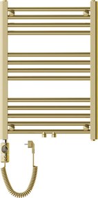 Mexen Mars, elektrické topné těleso 700 x 500 mm, 300 W, zlatá lesklá, W110-0700-500-2300-50