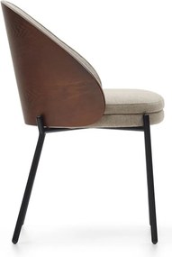Béžové čalouněné jídelní křeslo Eamy – Kave Home