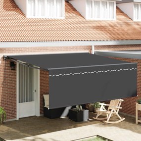 Rám markýzy Žlutá a bílá 350 x 250 cm 3330215