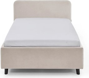 Béžová dětská postel s úložným prostorem s roštem 140x200 cm Cosy – Meise Möbel