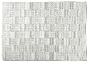 KELA Koupelnová předložka Leana 80x50 cm bavlna bílá KL-23526