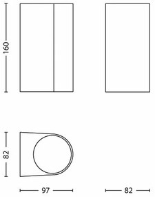 Philips 17102/47/PN - Venkovní svítidlo MY GARDEN NIGHTINGALE 2xGU10/35W/230V IP44
