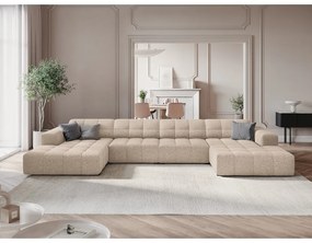 Béžová rohová pohovka (do "U") Chicago – Cosmopolitan Design