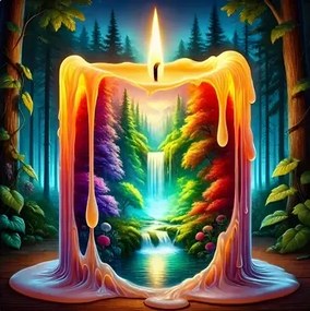 NORIMPEX Malování podle čísel Svíčka / 40x50 cm