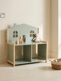 Sinsay - Dětský regál ve tvaru domečku - tmavě zelená