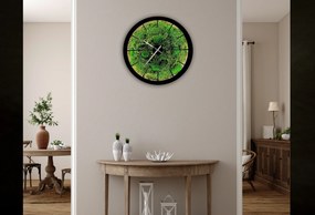 Li-Go "Mechové kopečky" světelné hodiny 12V/230V/Powerbanka 50 cm varianta napájení svítidla: 12V s externím zdrojem (s přivodním kabelem), Provedení rámu, povrchu: dub