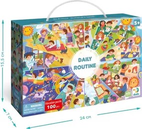 DODO Puzzle Denní rutina / 100 dílků