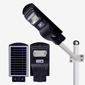BERGE Solární pouliční LED lampa MARAKESZ - 30W - PIR