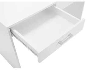Bílý psací stůl OLGA 100 cm