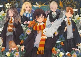 TREFL Puzzle Premium Plus Harry Potter / 1000 dílků / 68,3 x 48 cm / D