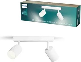 Philips Wyatt bílá / Bodové svítidlo / 2x GU10 / 220-240V / kov