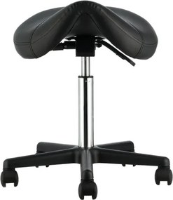 Sedlová stolička s kolečky, nosnost 181,4 kg