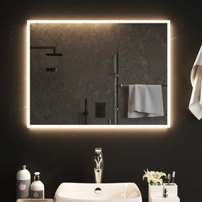 Koupelnové zrcadlo s LED osvětlením 80x60 cm - Default Title