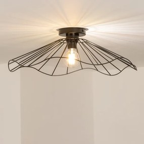 Brilagi - LED Přisazený lustr CERIA WIRE 1xE27/40W/230V pr. 60 cm černá