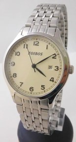 Foibos Dámské šperkové stříbrné přehledné hodinky Foibos 3L15