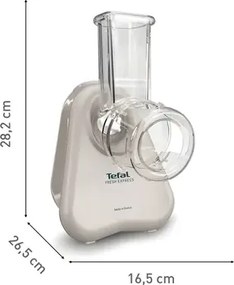 Tefal Fresh Express DN853BE0 krémová / Elektrický kráječ na zeleninu /
