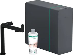 Hansgrohe Aqittura dřezová baterie bez výpusti matná černá 76837670